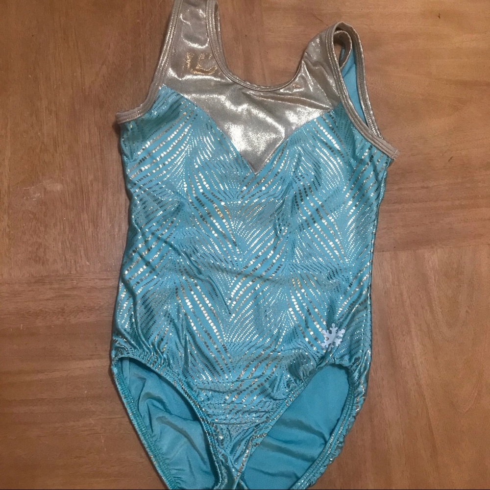 Snowflake Designs Gymnastics Leotard Adult Xsmall - Gem